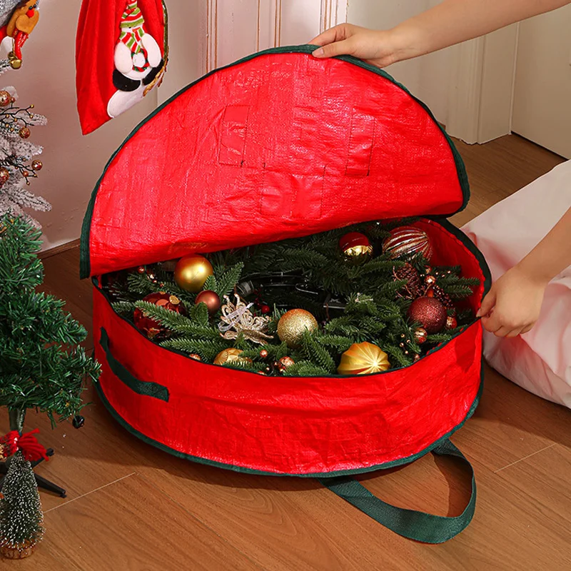 Christmas Decorations Storage Bag Round Large Capacity Christmas Tree ...