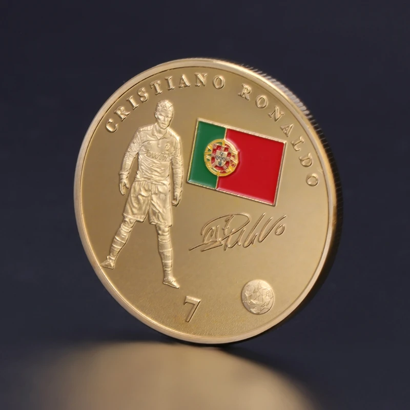 Commemorative Coin Football Superstar Collection Arts Souvenir|Non ...