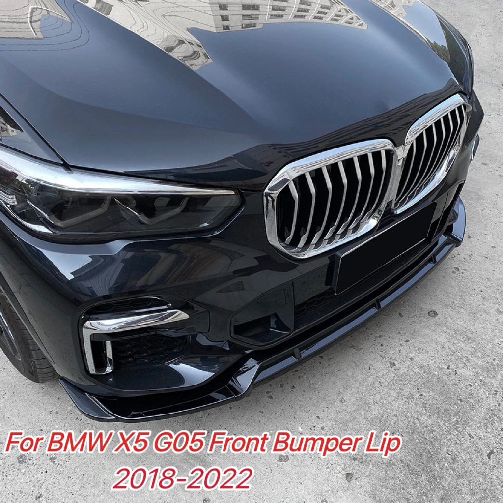 For-BMW-X5-G05-Front-Bumper-Lip-Spoiler-Splitter-Diffuser-Guard-Body ...