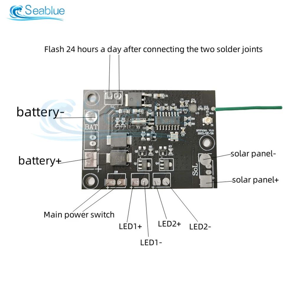 6v Flashing Led Board Diagram