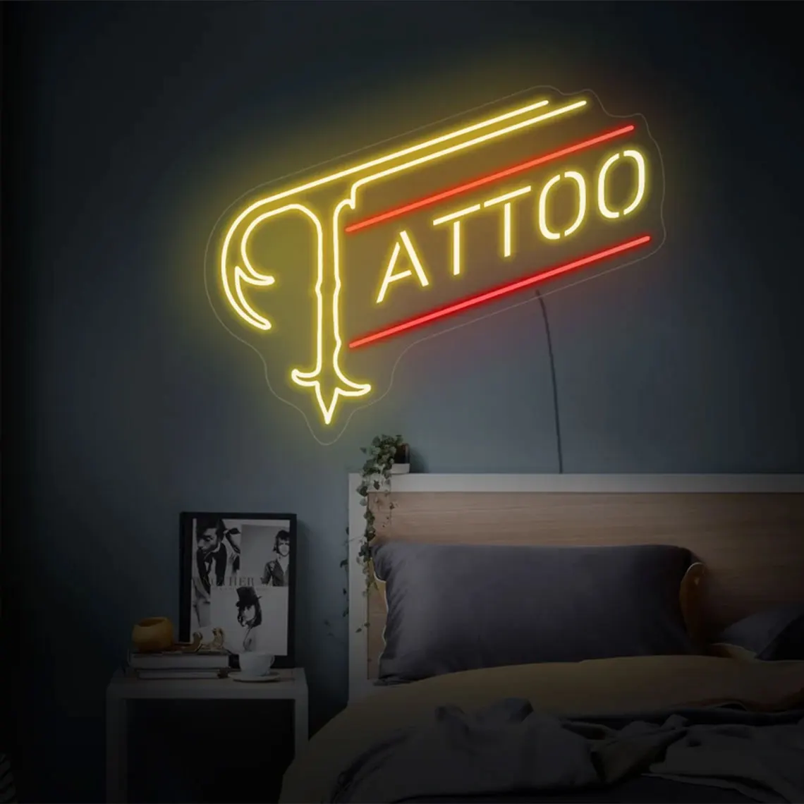 Tattoo-Neon-Sign-Business-Shop-Wall-Art-Decor-USB-Dimmable-Bar-Beer ...