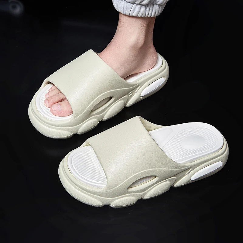 Goosecret Fashion Slippers For Men Platform Soft Sole Slides Unisex EVA ...