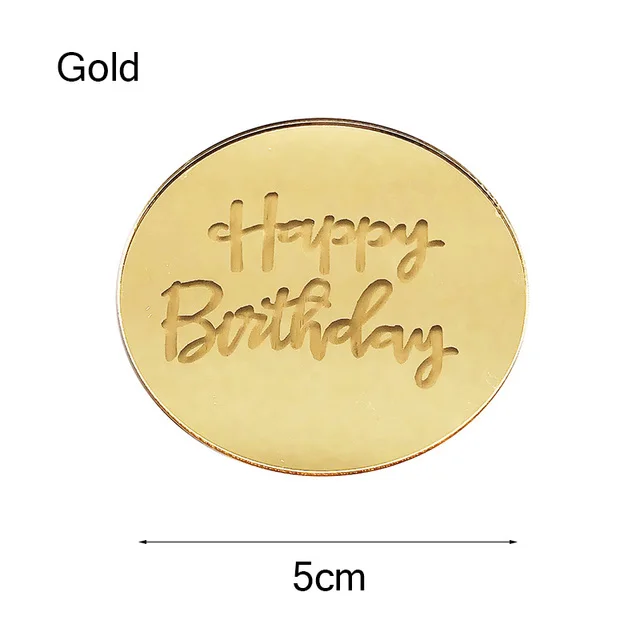 New Frame Happy Birthday Happy Anniversary Cake Topper