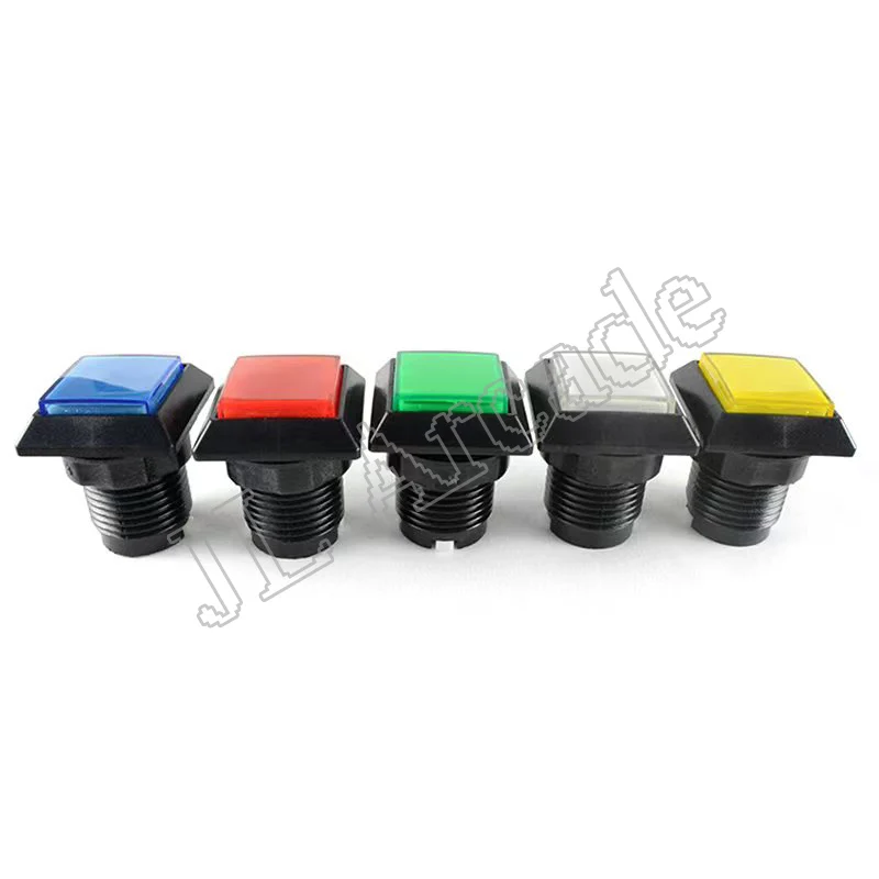 1pcs 33mm Square Arcade Button Led Illuminated Push Button With ...