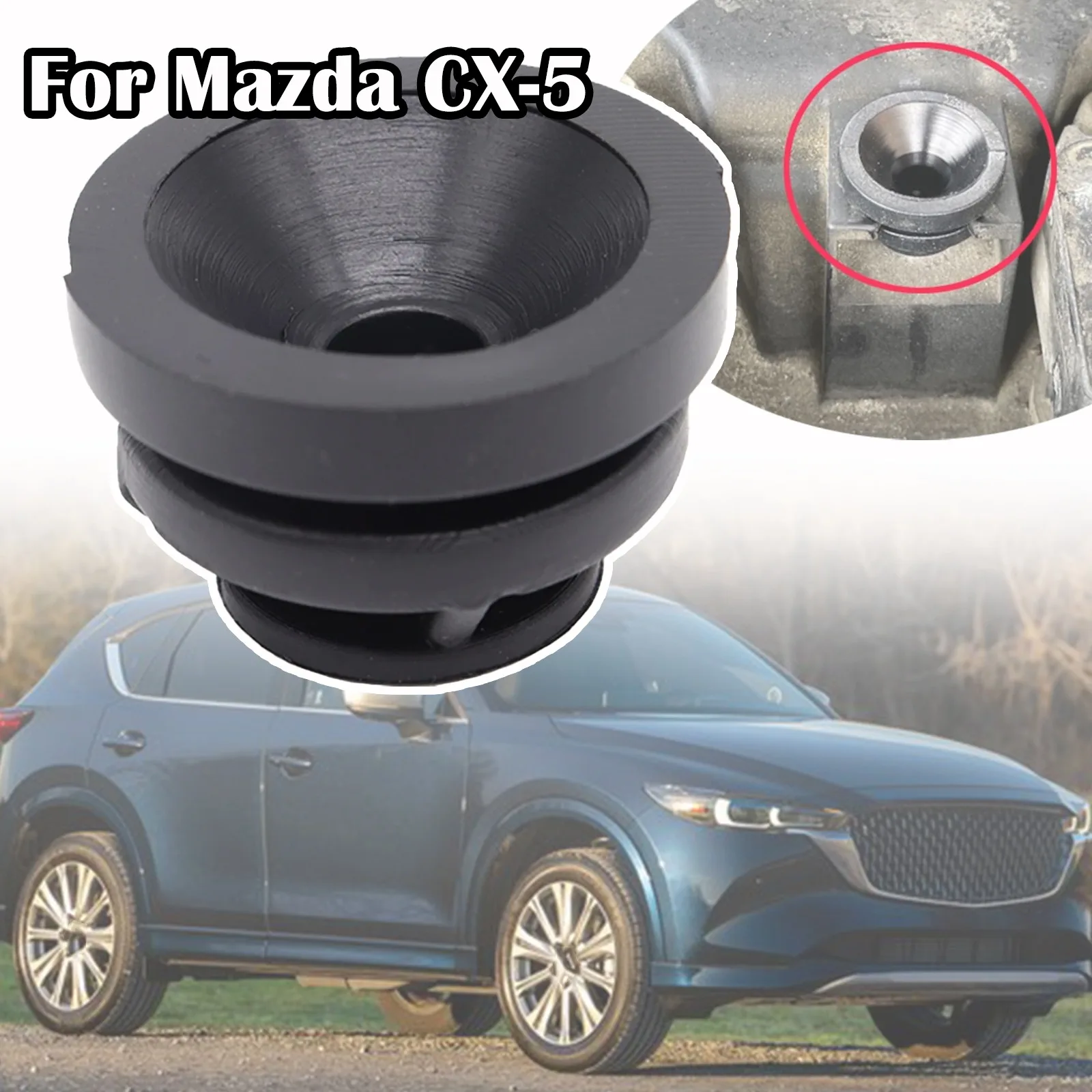 For-Mazda-CX-5-KE-KF-2013-2021-Rubber-Mounting-Engine-Insulator-Cover ...