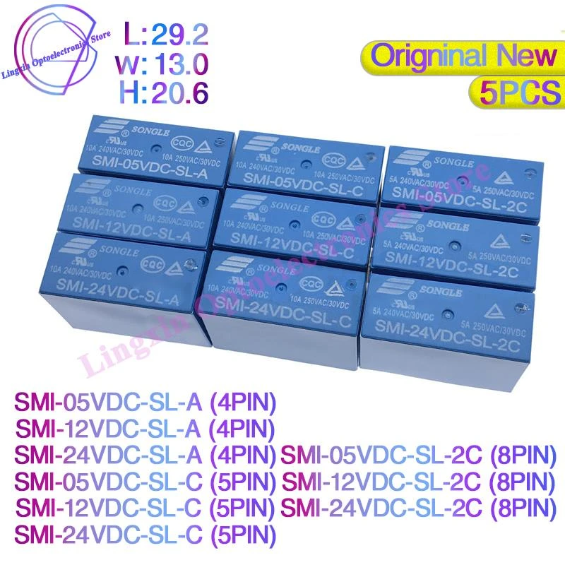 5PCS/lot SMI 05V 12V 24VDC SL 2C SMI 05VDC SL A SMI 12VDC SL C SMI ...