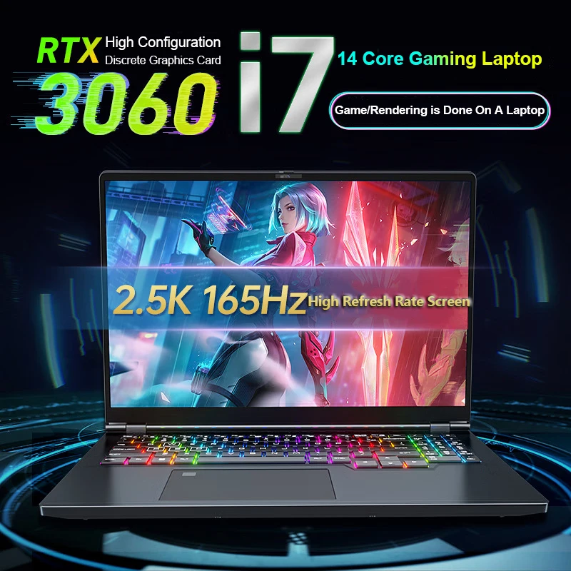 12th-i7-12700H-i9-12900H-Gaming-Laptop-RTX-3060-Discrete-Graphics-Card ...