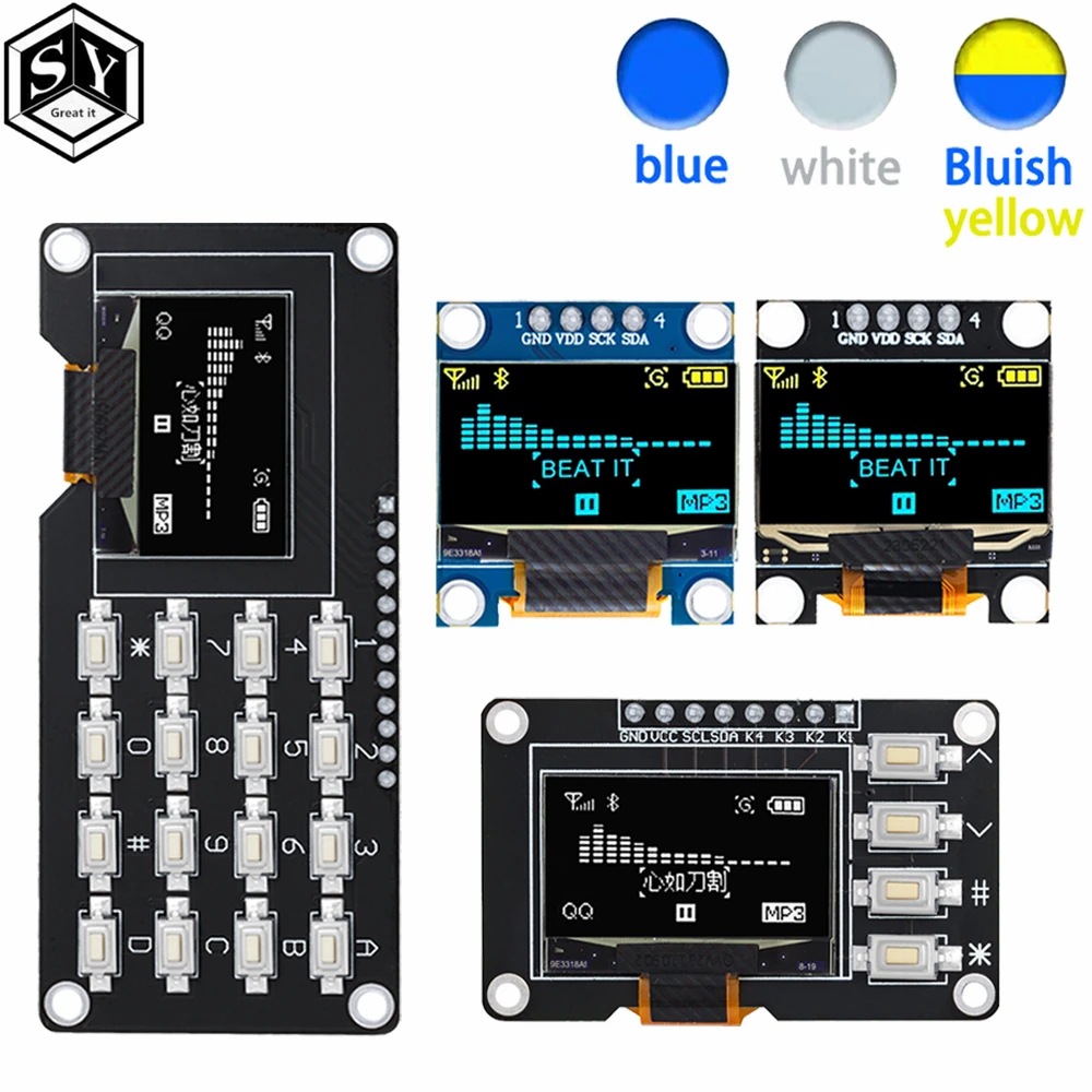 Pantalla-OLED-IIC-para-Arduino-producto-de-0-96-pulgadas-blanco ...