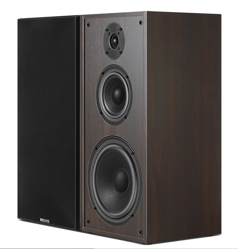 Une paire-Haut-parleur d'étagère audio haute puissance, haut-parleur à ...