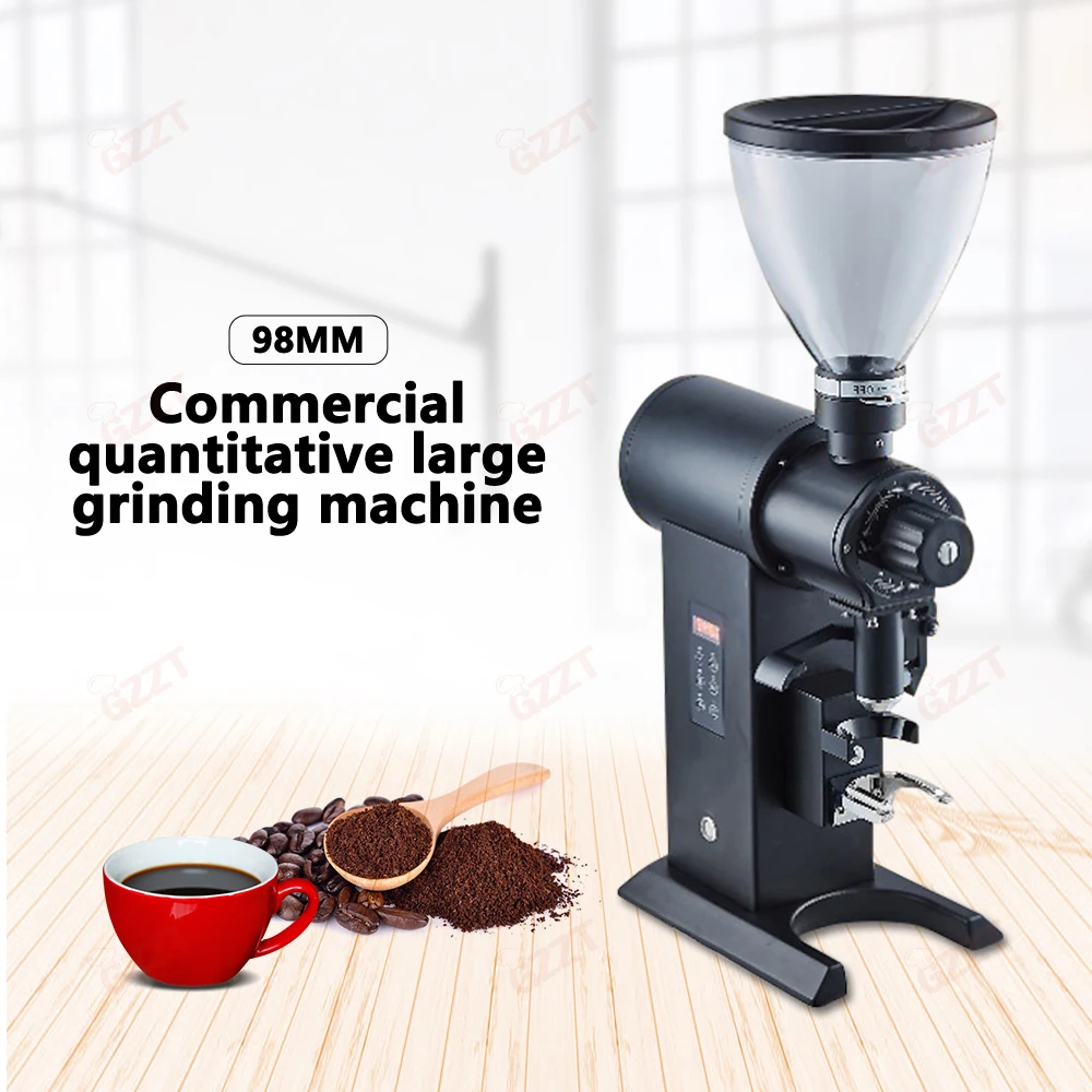 GZZT-NEW-98MM-Time-Quantification-Coffee-Grinder-Titanium-Flat-Knife ...