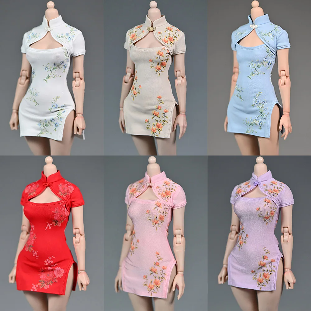 1-6-Scale-Female-Old-Shanghai-Tradition-Qipao-Elegant-Perform-Formal ...