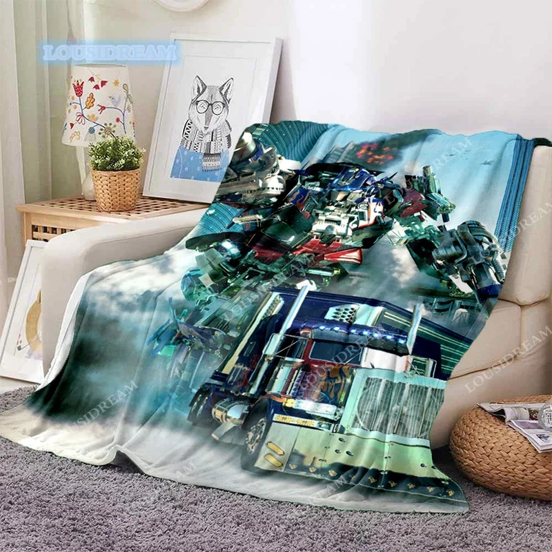 Autobot-Blanket-Optimus-Prime-Blanket-Bumblebee-Bed-Sofa-Cover-Blanket ...