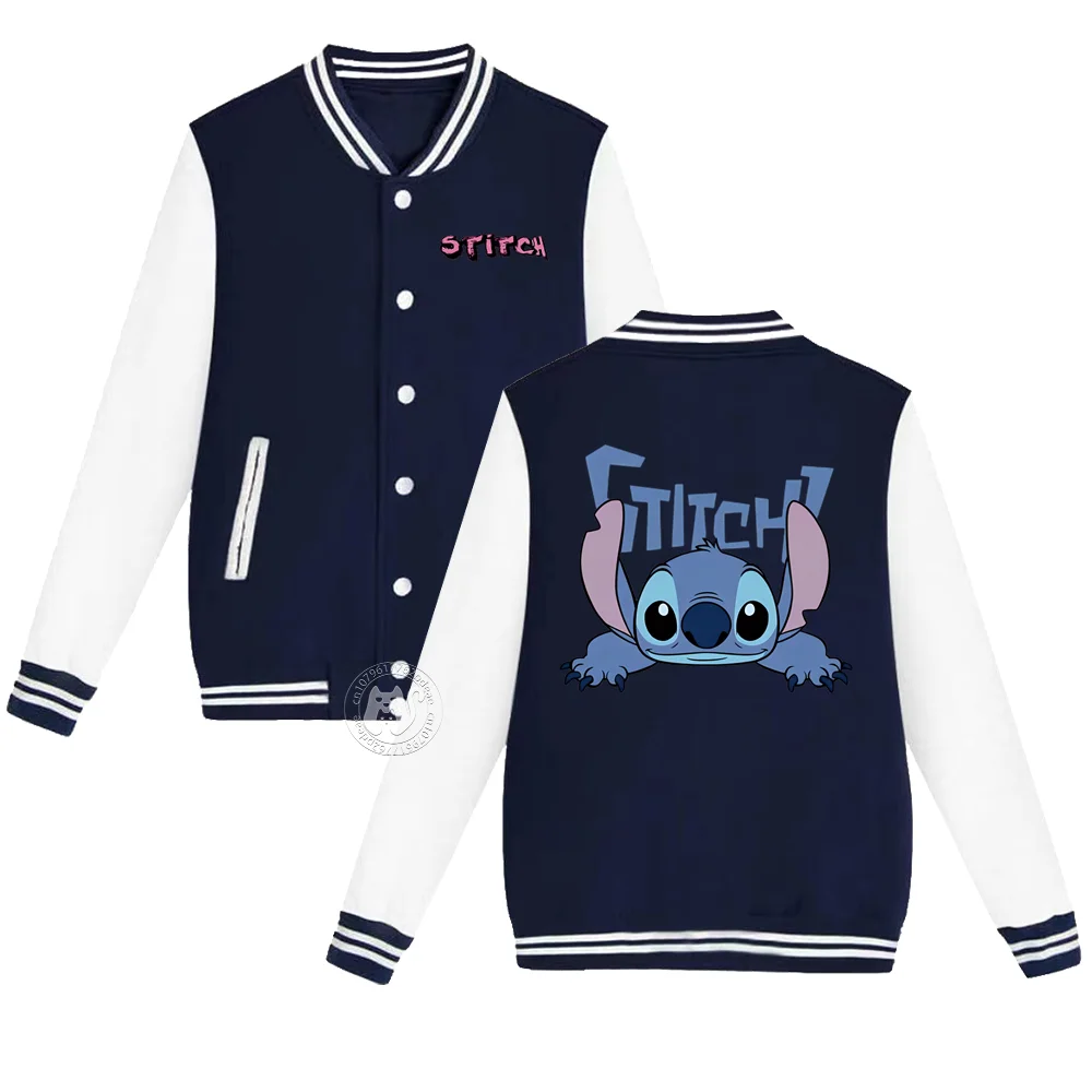 STITCH THEMED BASEBALL JACKET - Online Merch Store For Fan With Free ...