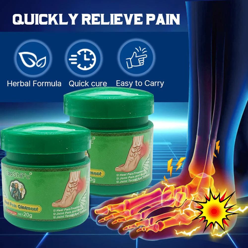 20g Traditional Chinese Herb Heel Pain Cream For Fast Heel Pain Relief ...