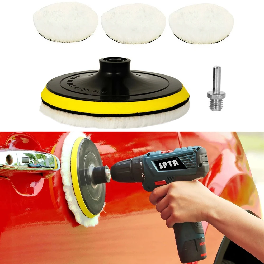 5Pcs-Polishing-Kit-For-Polisher-3-4-6-5-Inch-Polishing-Pad-Car-Waxing ...