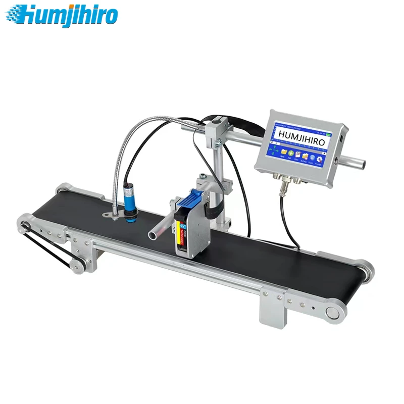 Online-Label-Printer-with-Mini-Conveyor-Thermal-Inkjet-Printer-QR ...