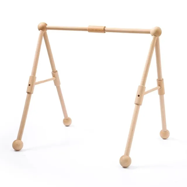 Baby Wooden Triangle Gym Rack Splint Newborn Activity Gym Frame Star ...