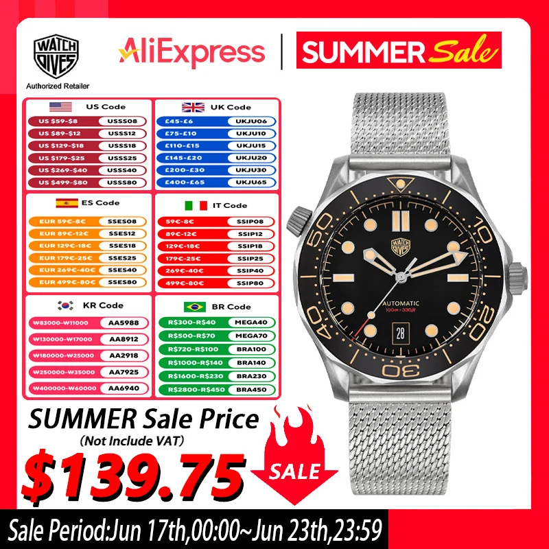 Watchdives-WD007-Automatic-Watch-NH35-Movement-007-NTTD-Wristwatch ...