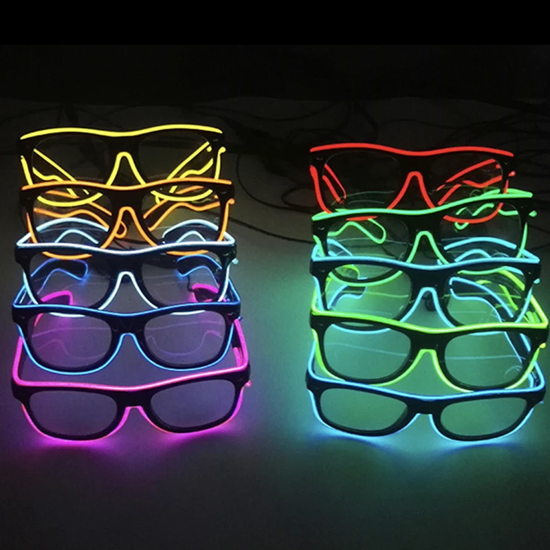 Hot-Sale-Luminous-Neon-Glasses-With-Lights-LED-Eyeglasses-Bar-Rave ...