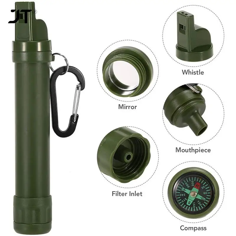 Outdoor Water Filtration Survival Water Filter Straw Water Filtration ...