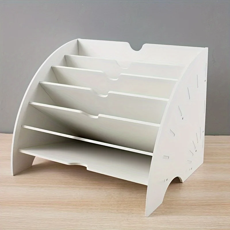 Fan-shaped-data-rack-office-supplies-multi-layer-file-storage-rack ...