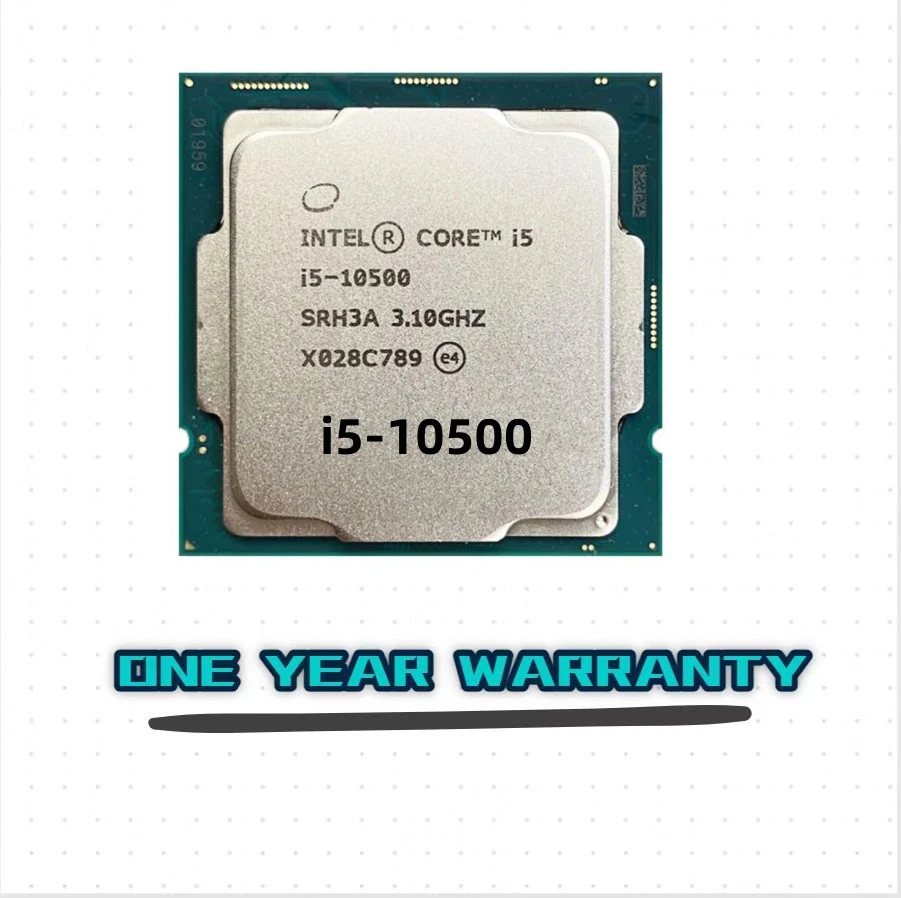 Intel Core i5-10500 i5 10500 3.1 GHz Six-Core Twelve-Thread CPU ...