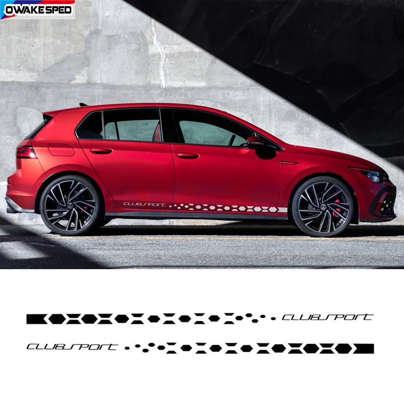 2pcs-Car-Door-Side-Skirt-Decor-Sticker-Beehive-Vinyl-Decal-Racing-Sport ...