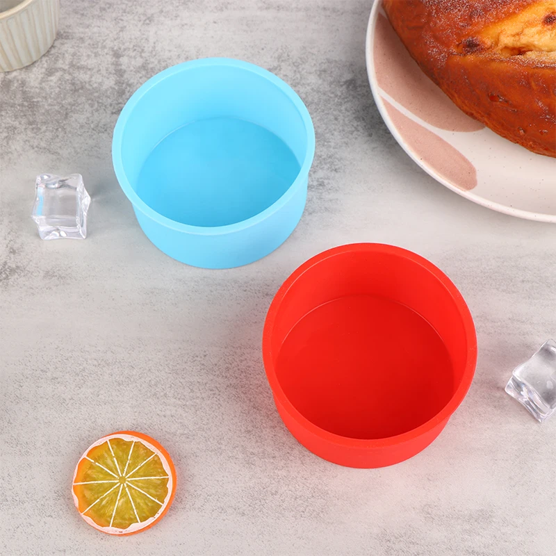 1Pc-4-Inch-Silicone-Mini-Cake-Molds-Round-Baking-Pan-DIY-Non-Stick ...