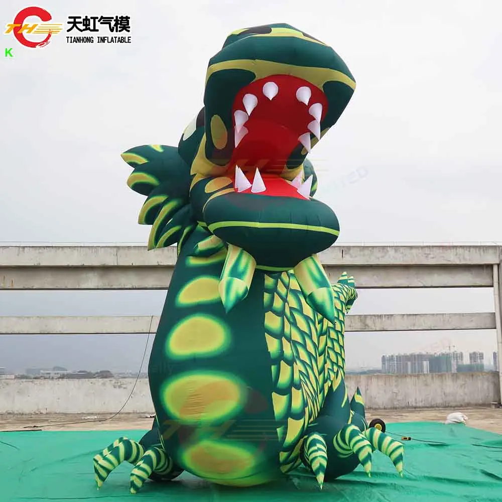 6m/8m/10m Giant Inflatable Dragon Model Dancing Inflatable Dragon ...