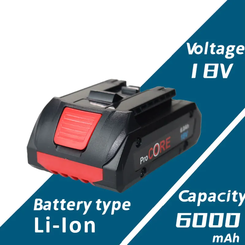 18V 4.0AH Lithium-Ion Rechargeable Battery for Bosch BAT609 BAT610G ...