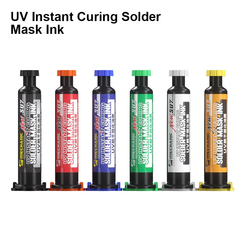 Mechanic-UV-Instant-Curing-Solder-Mask-Ink-Black-Blue-Green-Red-Yellow ...