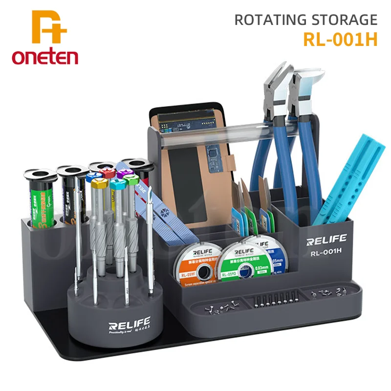 RELIFE-RL-001H-360-Rotating-Intelligent-Maintenance-Storage-Rack-Ladder ...