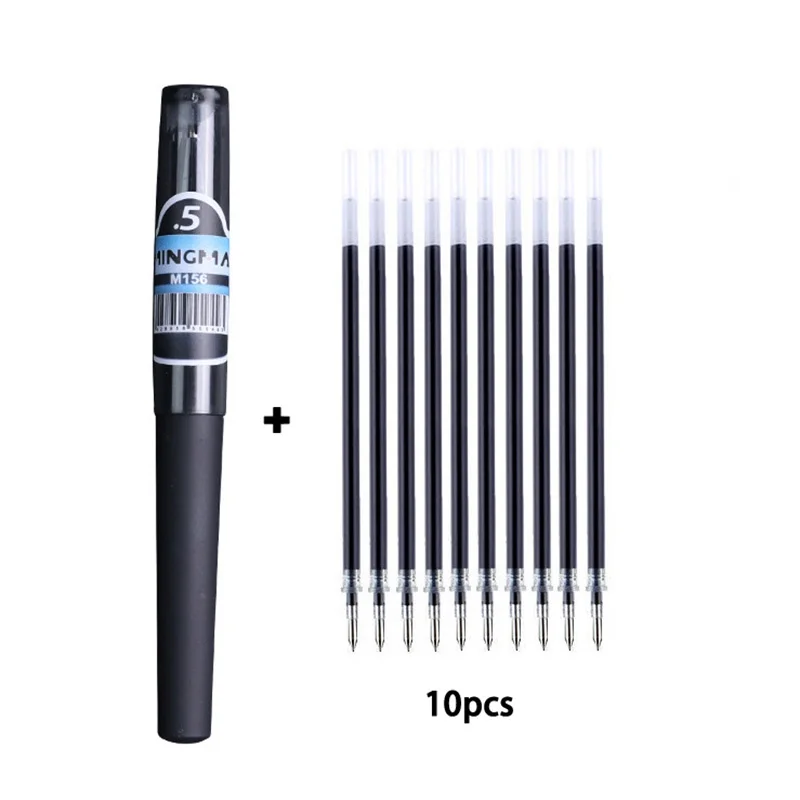 1+10 pcs Pocket Pen Short Mini Gel Pen Portable Short Pen Portable ...