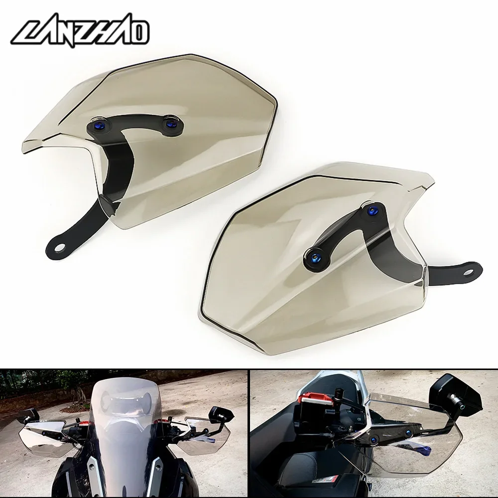 For-HONDA-ADV150-160-2013-2023-Motorcycle-Hand-Guards-Transparent-Smoke ...