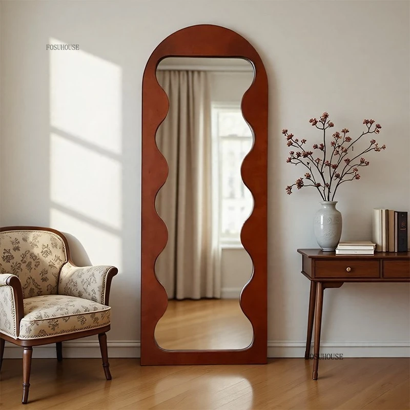 Medieval Arch Shape Design Full-Length Mirrors Retro Home Furniture ...