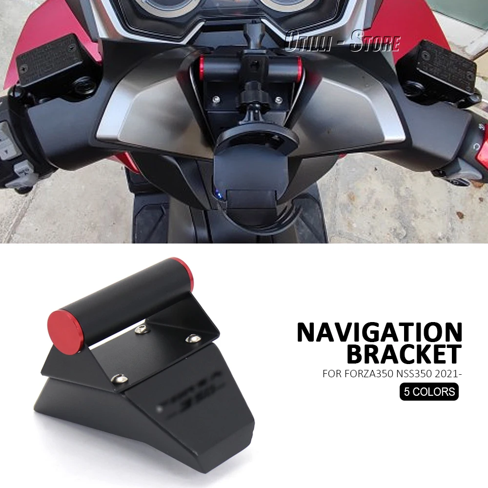 New-2021-2022-2023-Motorcycle-GPS-Mount-Navigation-Bracket-Mobile-Phone-Bracket-For-Honda-Forza ...