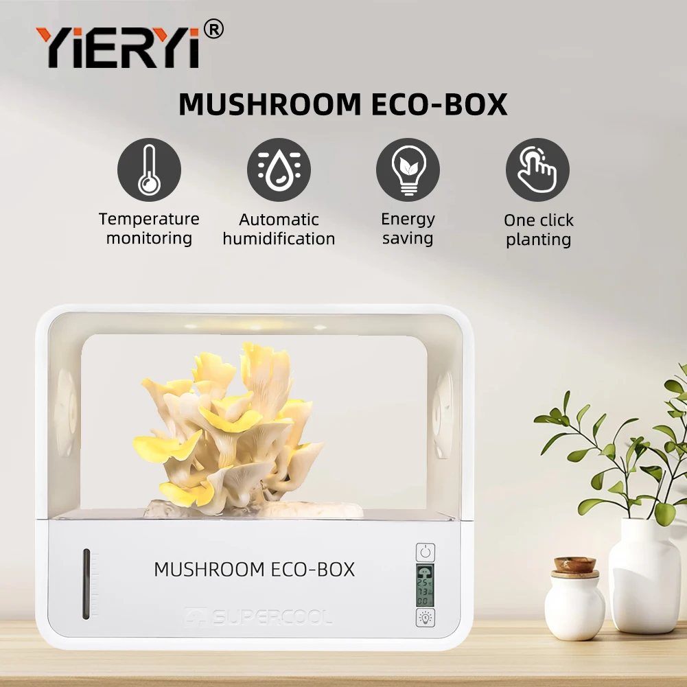 Yieryi Smart Mushroom Grow Kit Indoor Eco Box With Humidifier Air ...