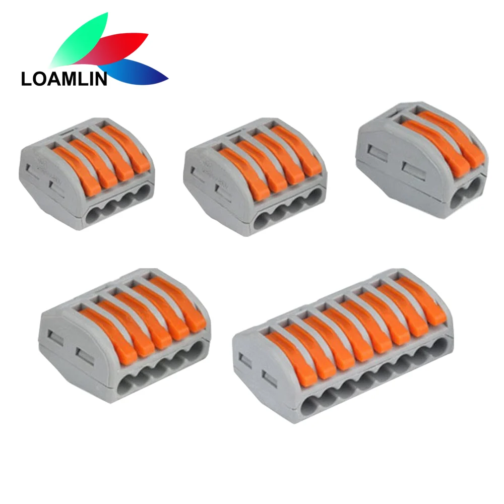 Universal Klemmen Block Plug-in Elektrische Draht Stecker 222-412 413 ...