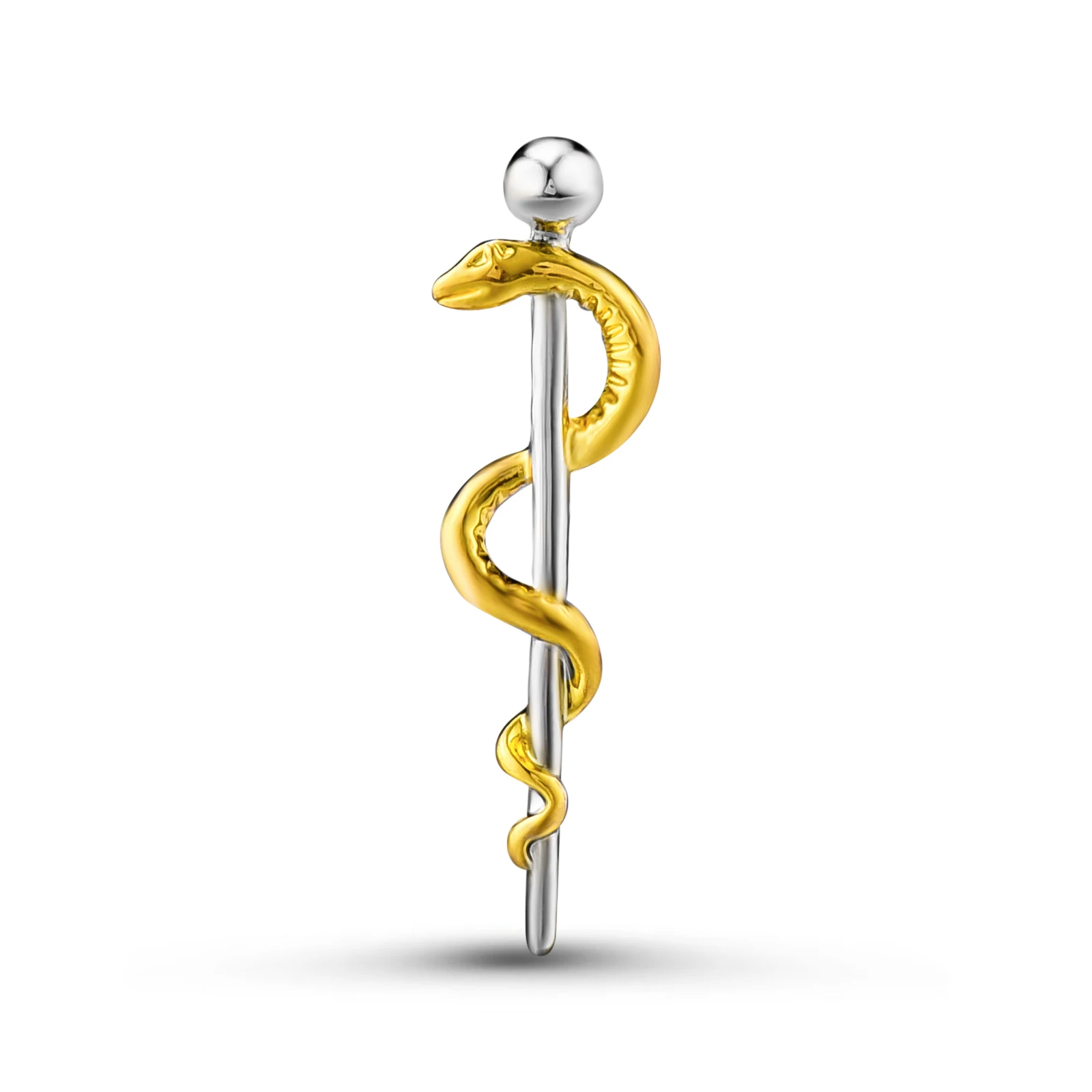 Pin-de-caduceo-chapado-en-oro-y-plata-para-mujer-broches-de-Asclepius ...