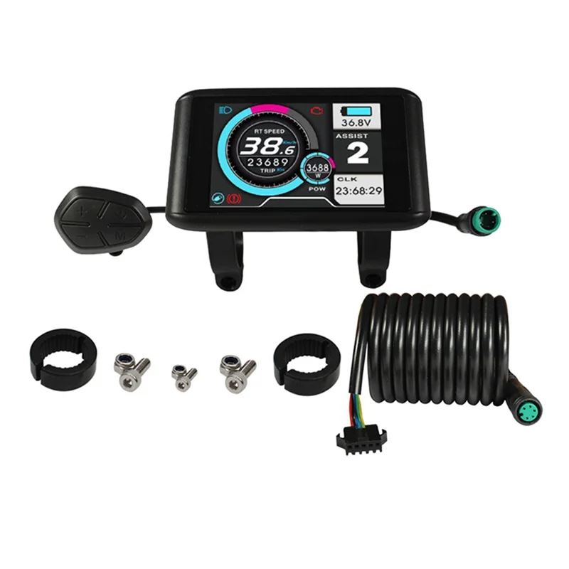 36V-48V-60V-72V-NEW-TFT-APT-Protocal-UKC1-Display-Speedometer-for ...