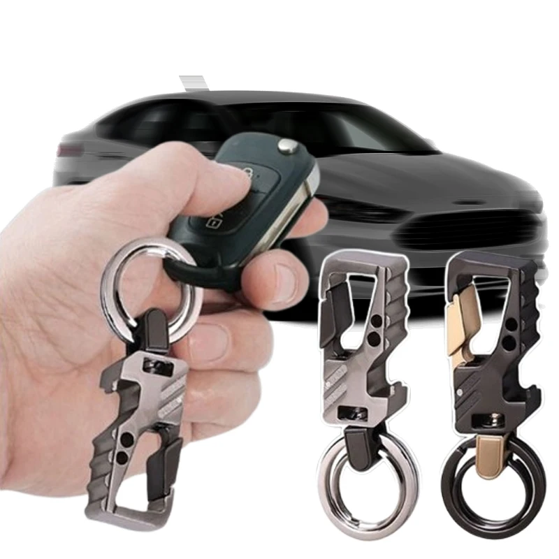 EDC-Keychain-Bottle-Opener-Car-Keys-Tactical-Multifunctional-Carabiner ...