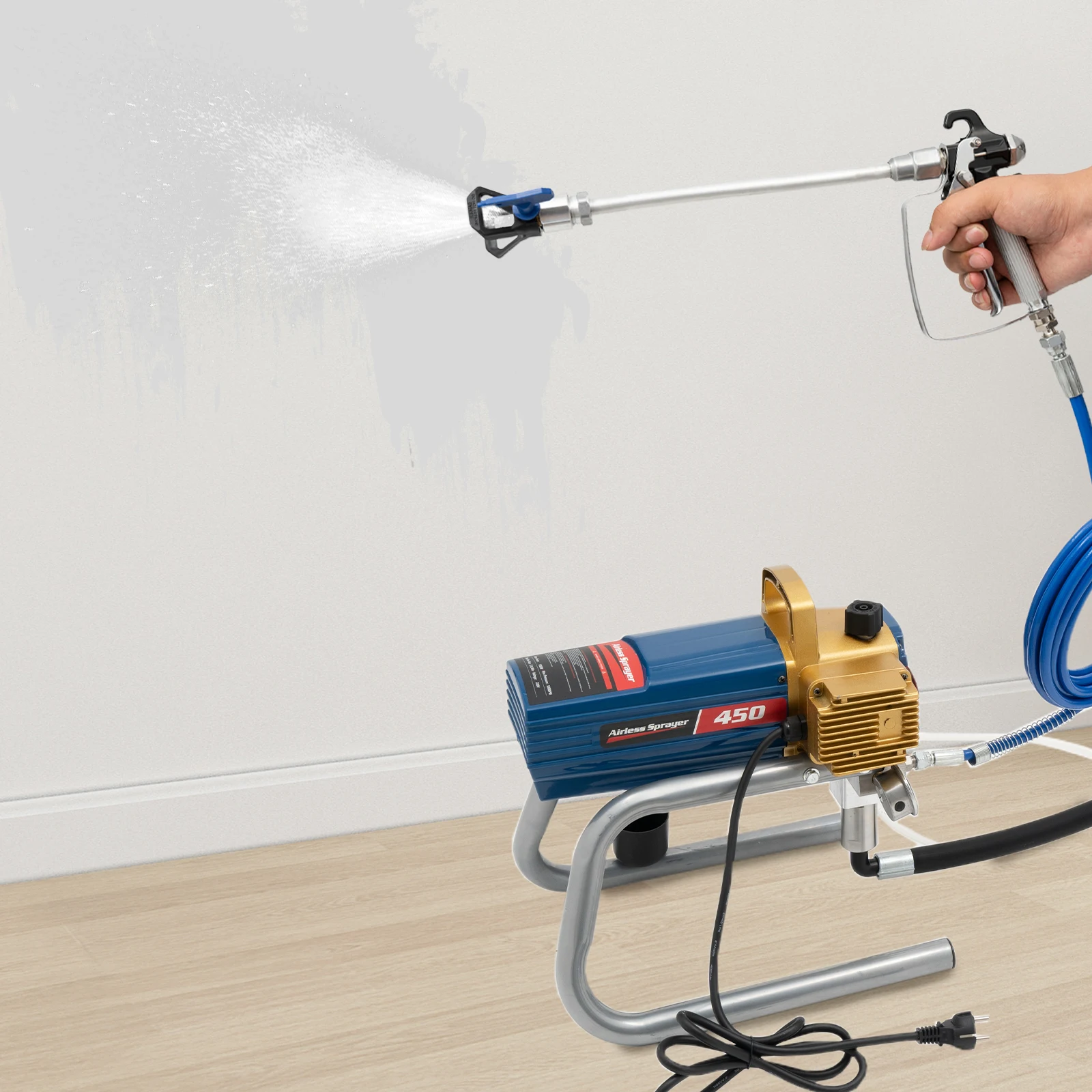 1-5KW-High-Pressure-Paint-Sprayer-Wall-Paint-Sprayer-Electric-Plunger ...