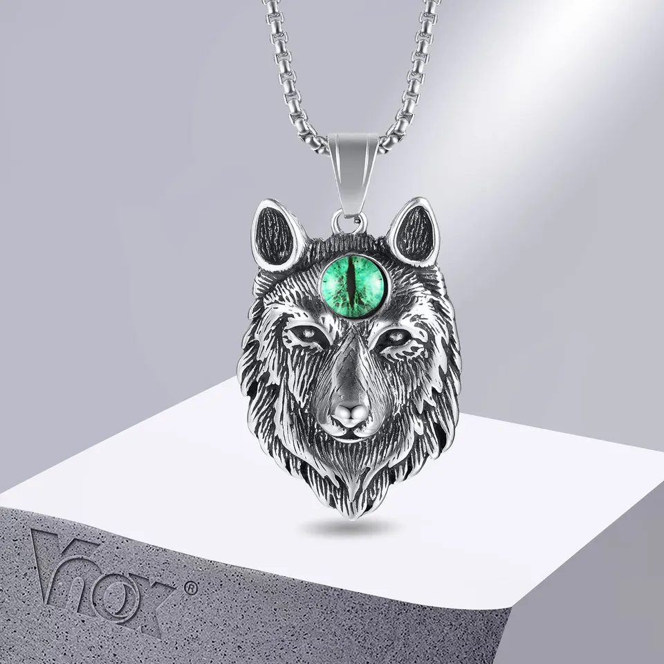 Cool Wolf Necklaces For Men