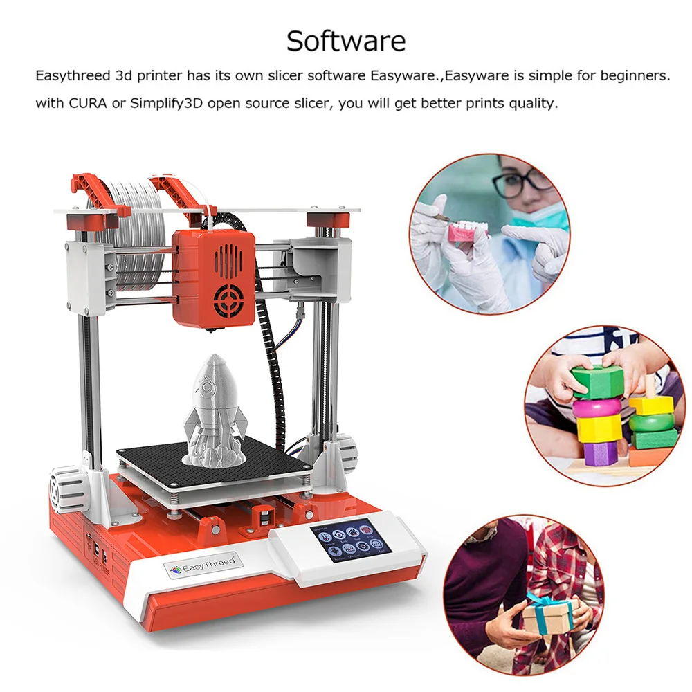EasyThreed-K6-3D-Printer-FDM-Desktop-Printing-Machine-100x100x100mm ...