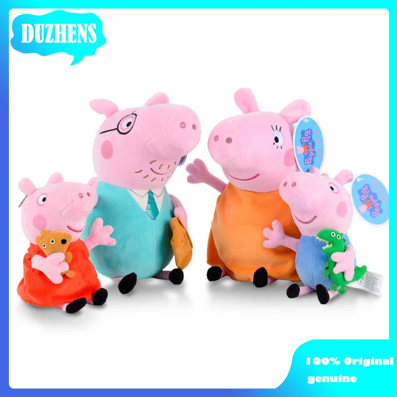 Peppa-Pig-Boneca-De-Brinquedo-De-Pel-cia-Peggy-George-Leit-o-Rosa-Saco ...