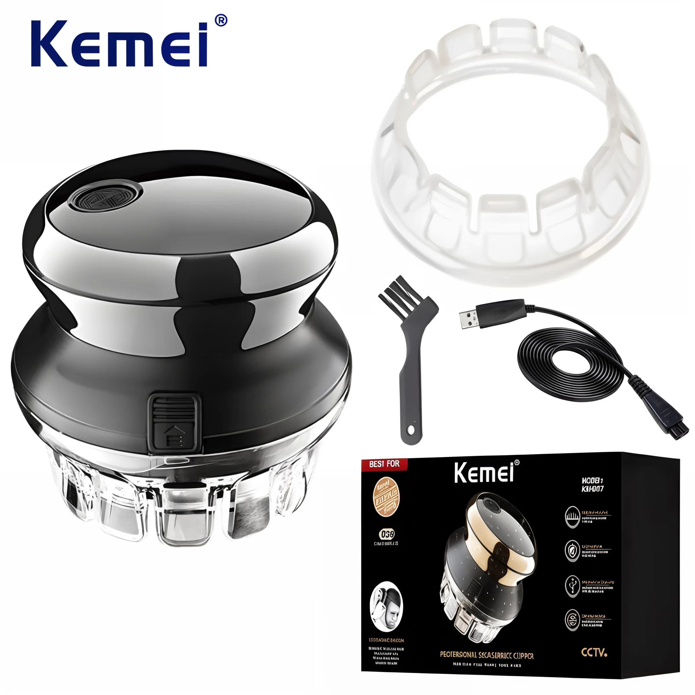 Kemei-KM-887-Fully-Automatic-Men-s-Hair-Clipper-with-360-degree-Hair ...
