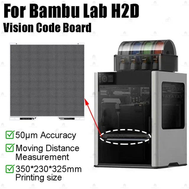 Bambu Lab Calibration Encoder 335mm H2D Vision Encoder For Bambu Lab 3D ...