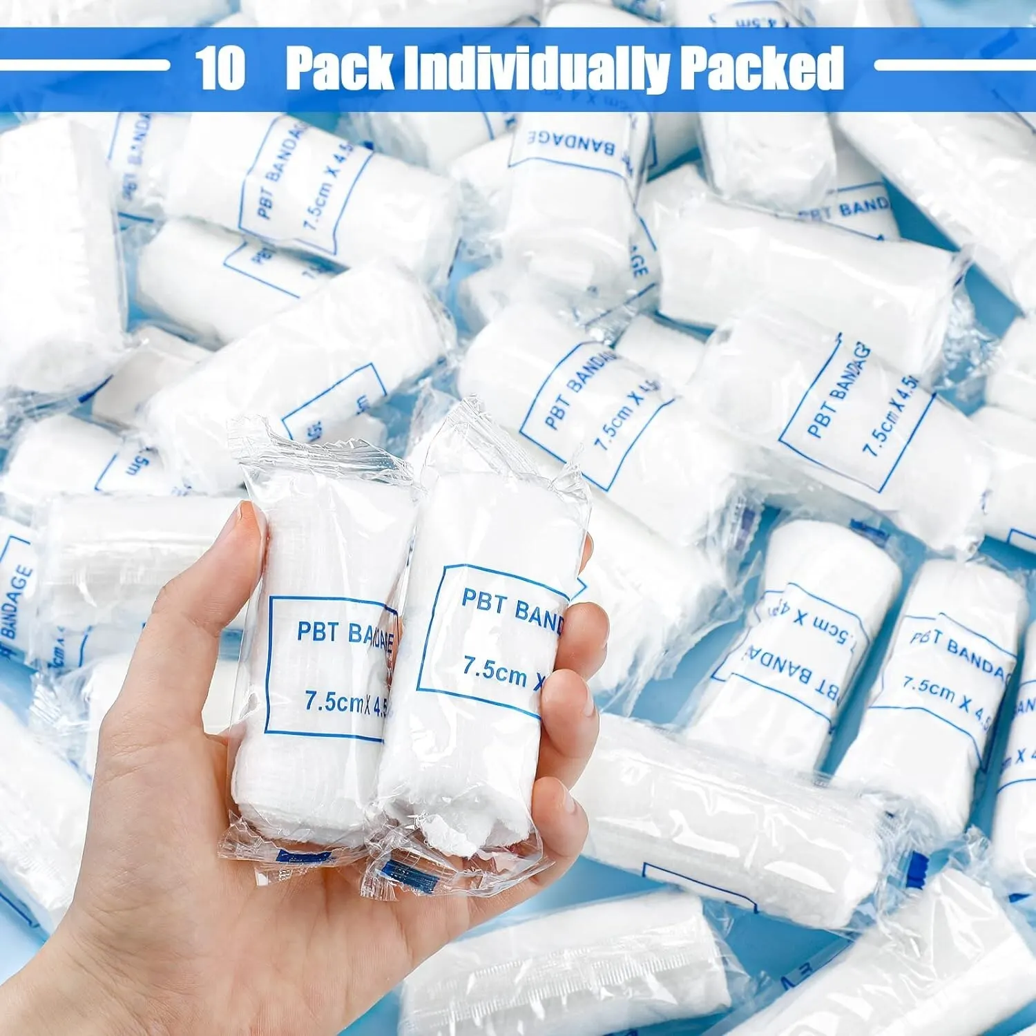 10pcs-lot-7-5cm-X-4-5m-Cotton-PBT-Elastic-Bandage-Medical-Supply ...