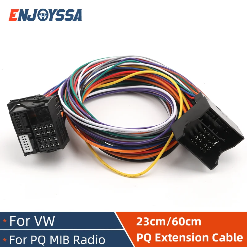 Pq Extension Cable 23cm 60cm 40 Pins Quadlock For Vw Mib Radio Passat ...
