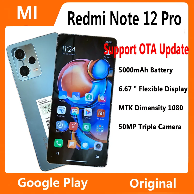 Xiaomi-Redmi-Note-12-Pro-5G-Smartphone-5000mAh-Battery-MTK-Dimensity ...